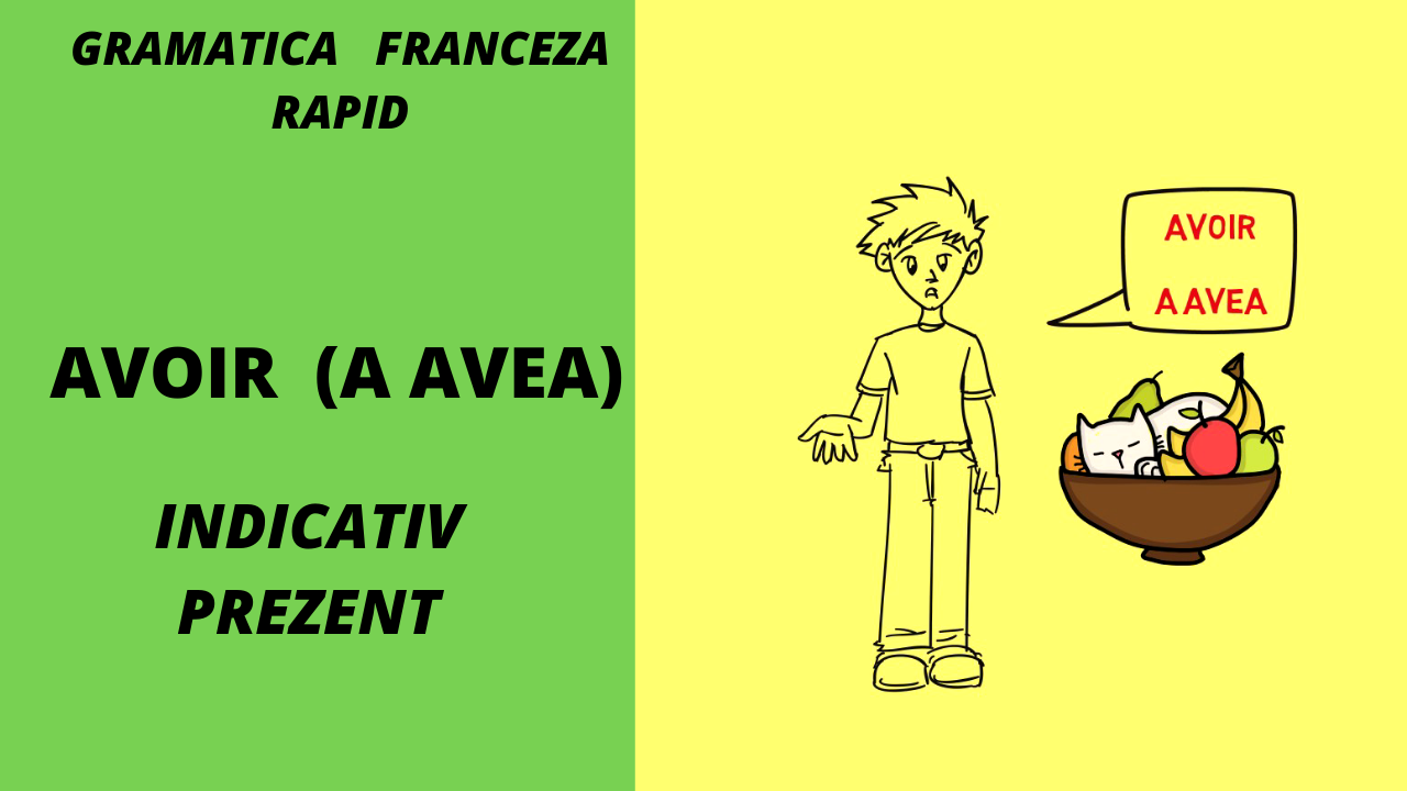 Conjugarea verbului AVOIR(a avea) /cele mai folosite timpuri / 4edu.ro